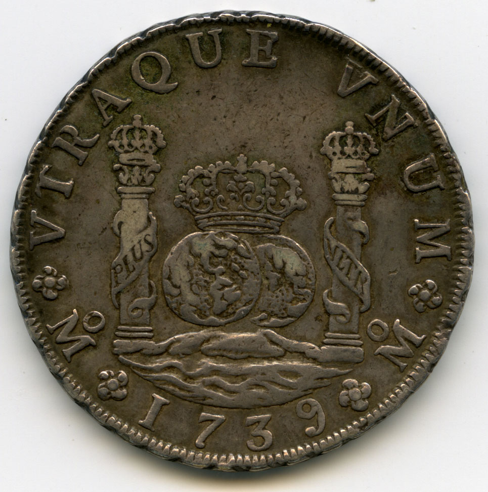 Colonial Silver And Minors 8 Reales 1739 Mo MF VF+ KM0103 29270 | World ...