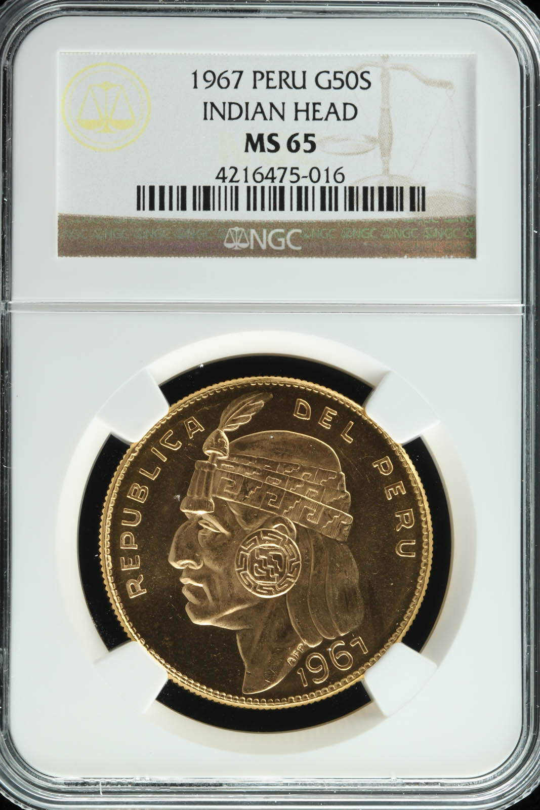 Peru 50 Soles 1967 30591 | World Numismatics LLC