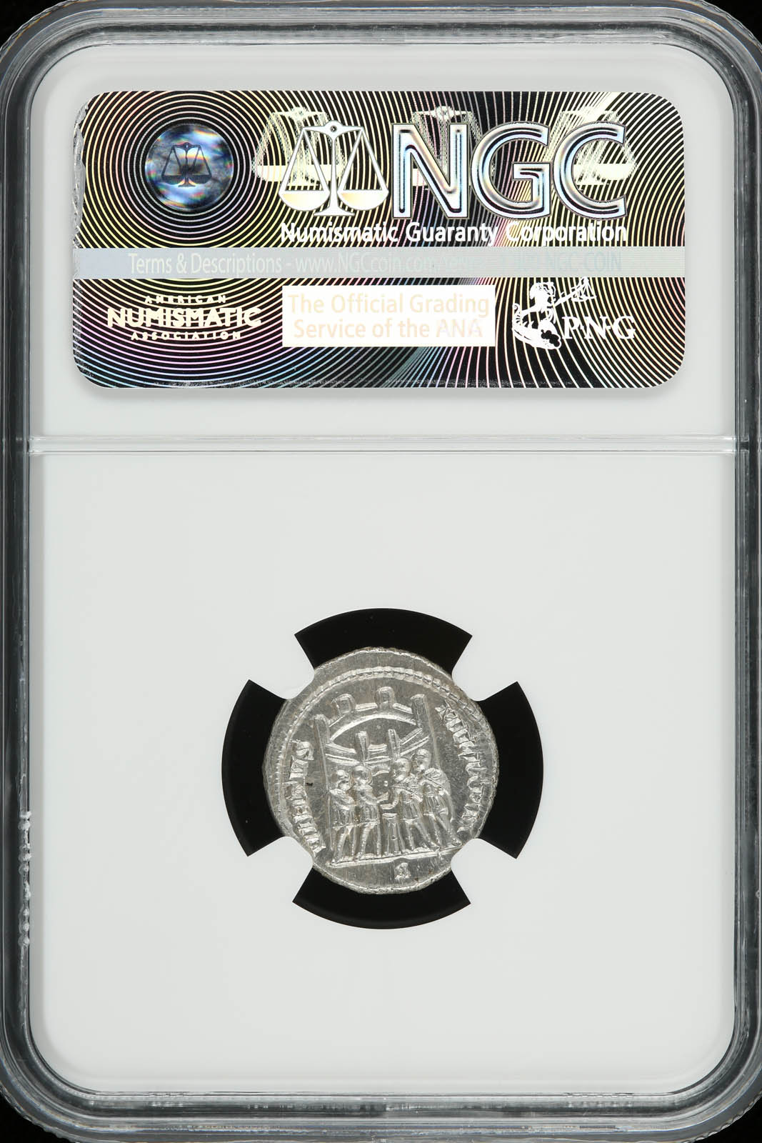 Roman Imperial Constantius I 305-306 AD AR Argenteus NGC MS 31854 ...