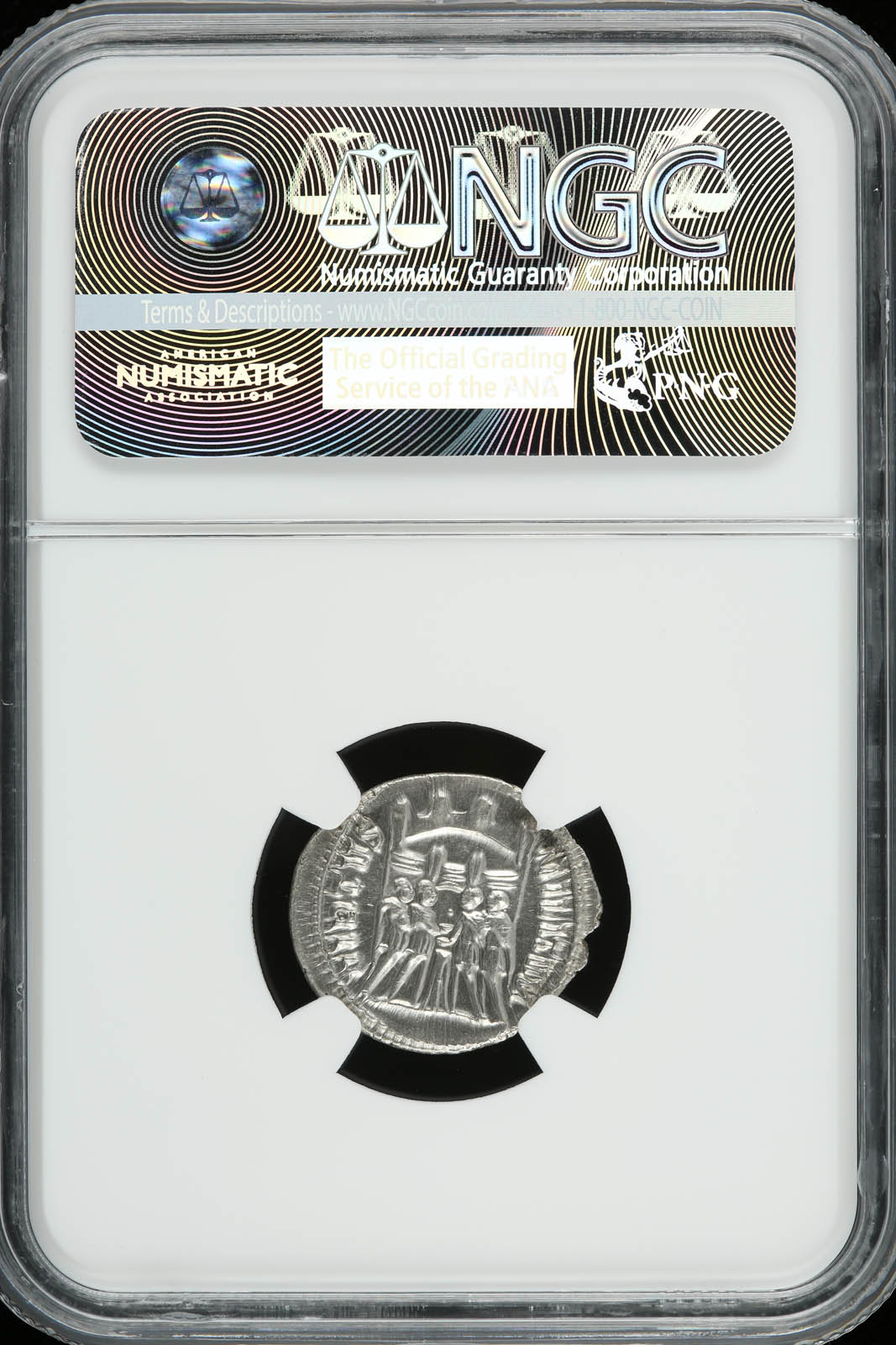 Roman Imperial Constantius I 305-306 AD AR Argenteus NGC MS 31858 ...