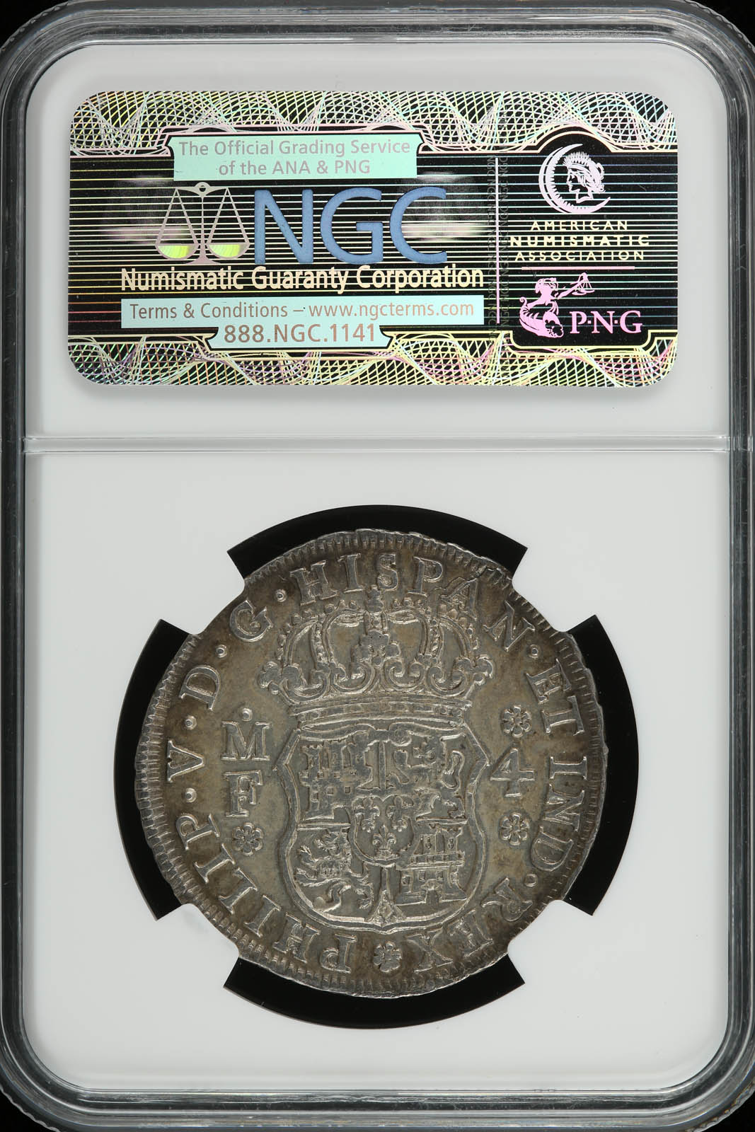 Colonial Silver And Minors 4 Reales 1734/3 Mo MF NGC AU58 KM94 32686 ...