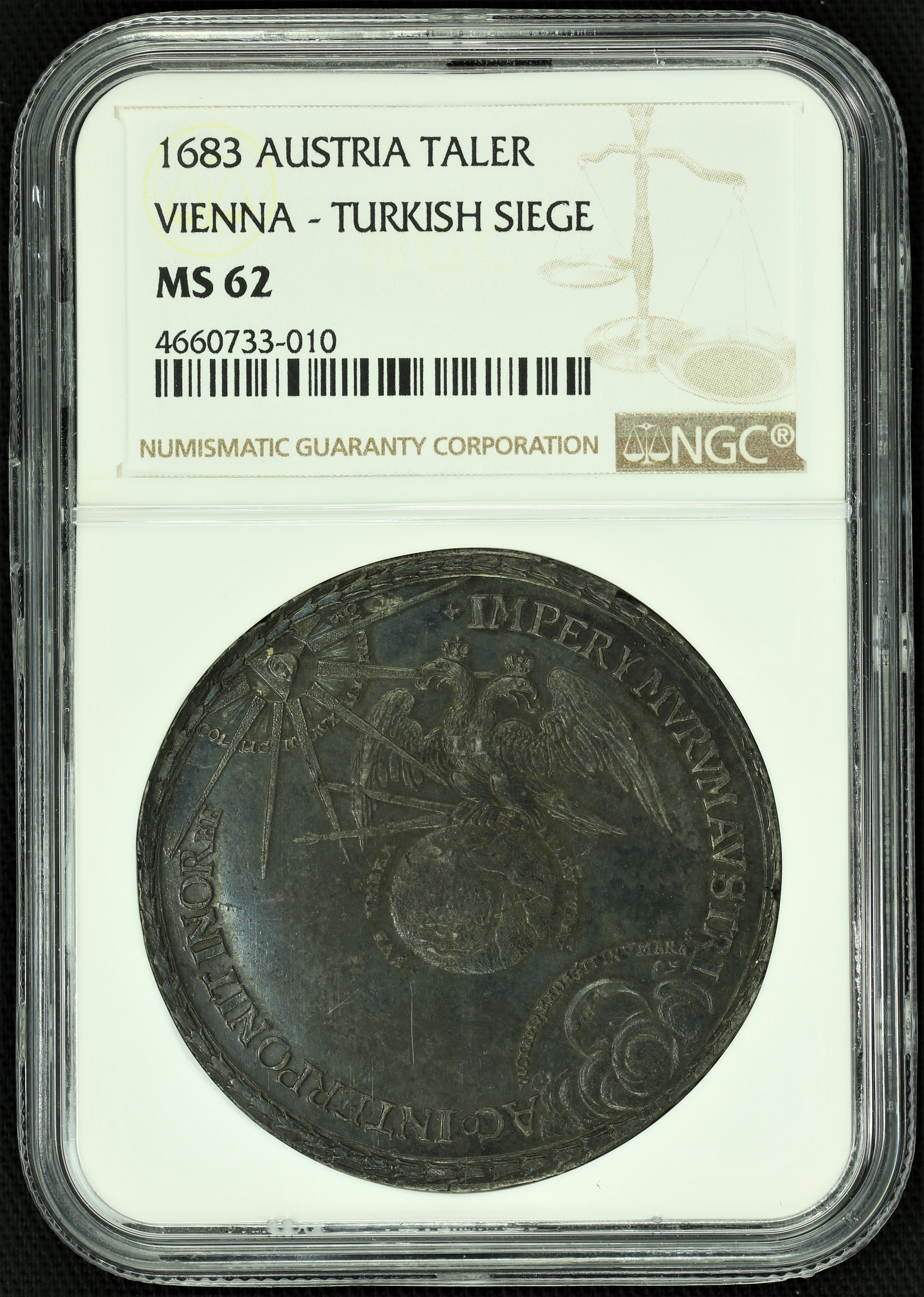 Europe Austria Thaler 1683 NGC MS62 41960 | World Numismatics LLC