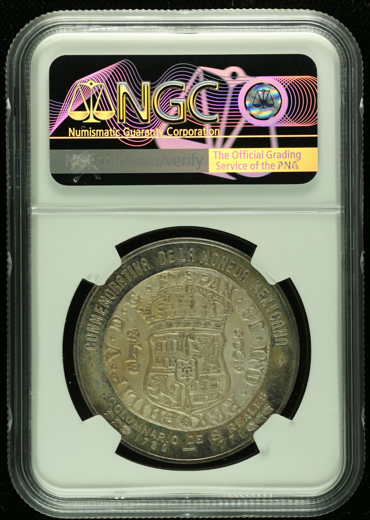 Medals & Tokens Mexico Numismatic Society Silver Medal 1972 Mo NGC ...